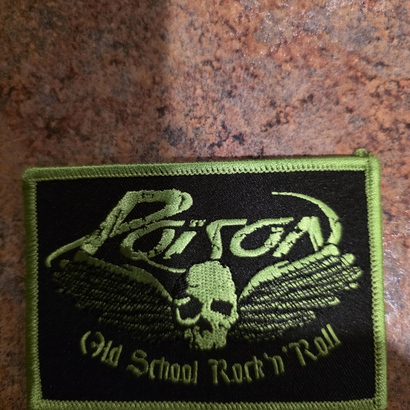 Design | Poison Old School Rock N Roll Patch | Poshmark